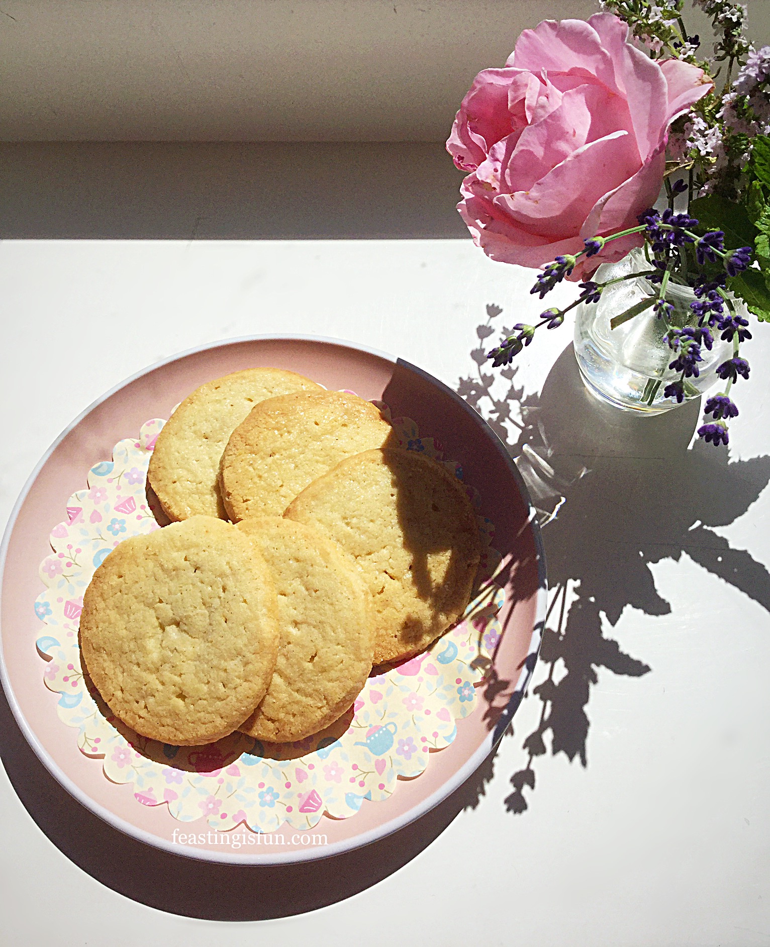 Super Easy Shortbread Cookies. - Feasting Is Fun