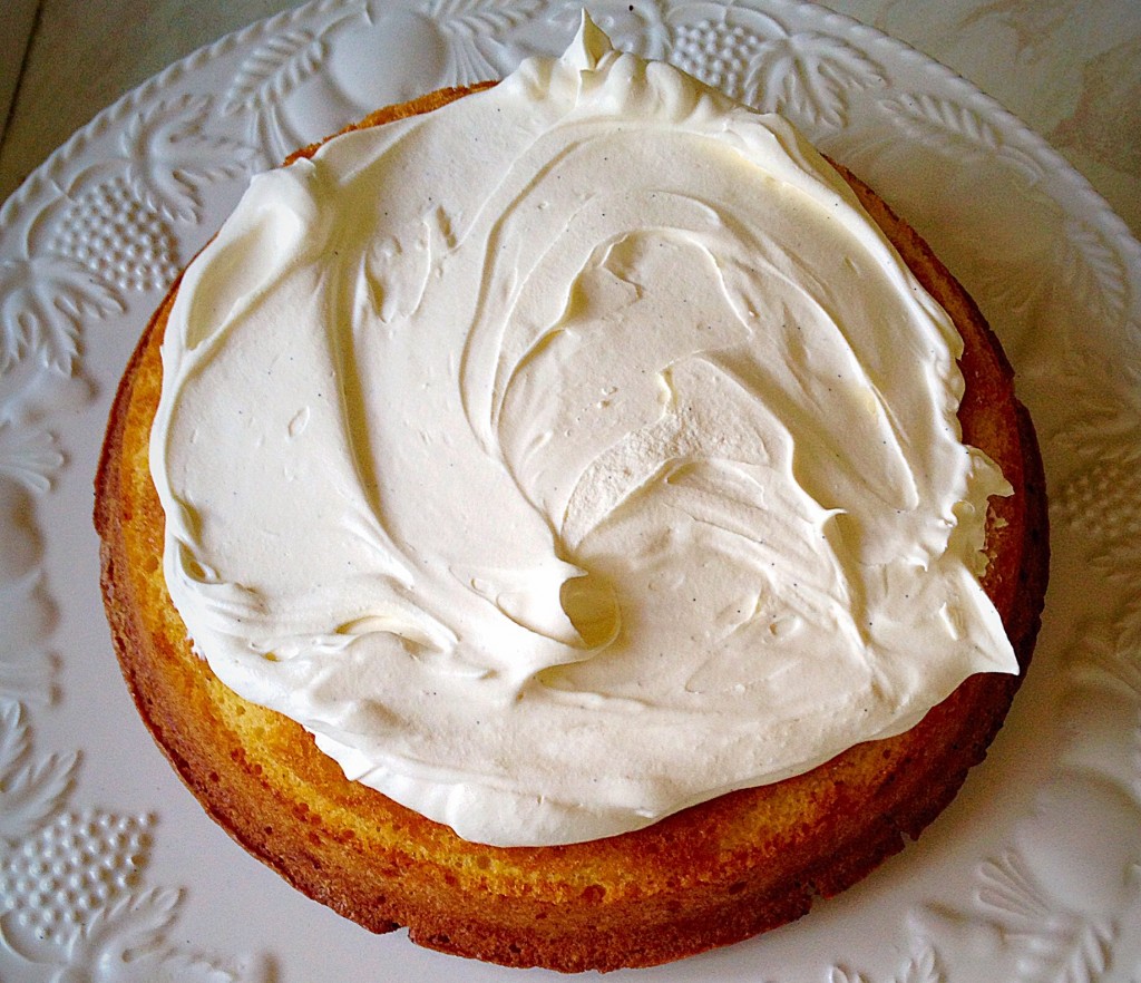 Strawberries And Cream Cake - Feasting Is Fun