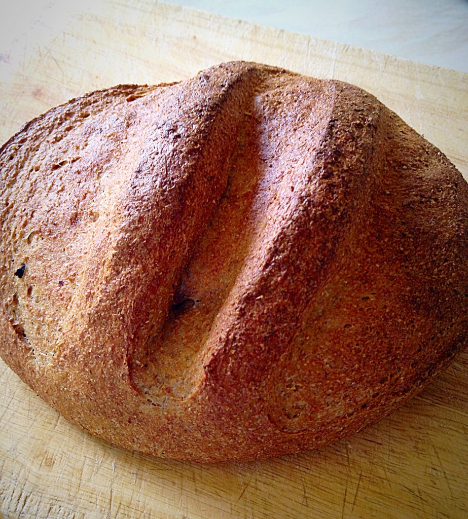 Wholemeal Cob Loaf - Feasting Is Fun