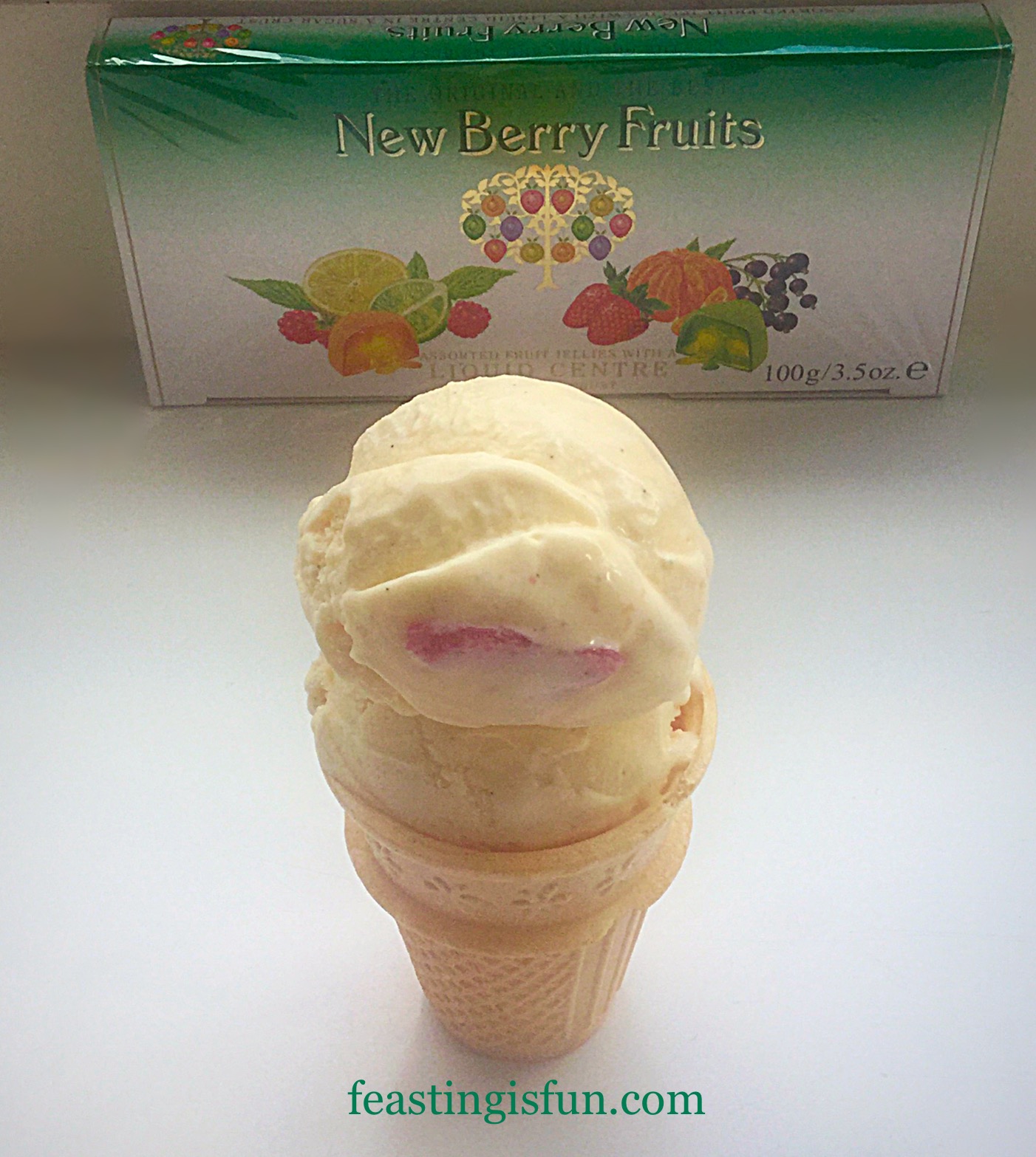 New Berry Fruits Ice Cream - Feasting Is Fun