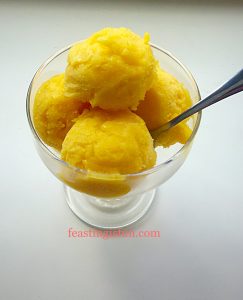 Refreshing Tropical Fruit Sorbet - Feasting Is Fun