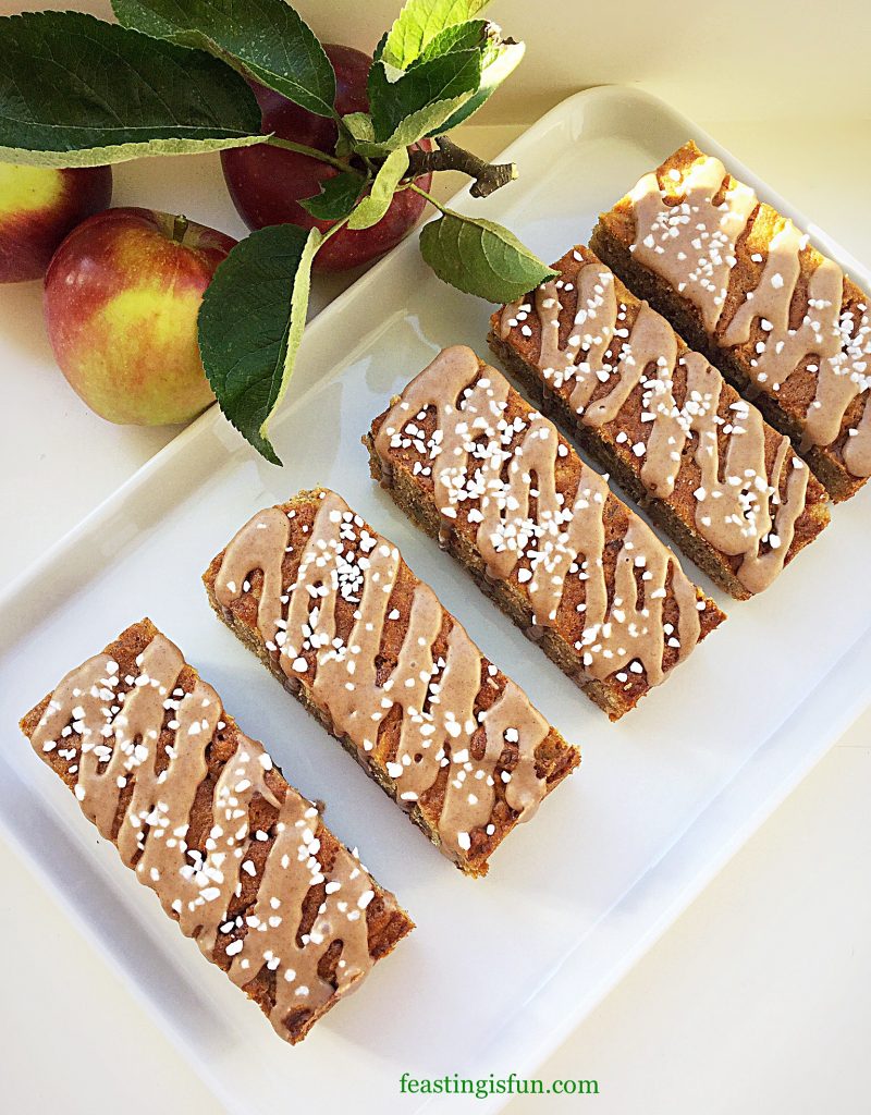 Maple Syrup Frosted Apple Cupcakes - Feasting Is Fun