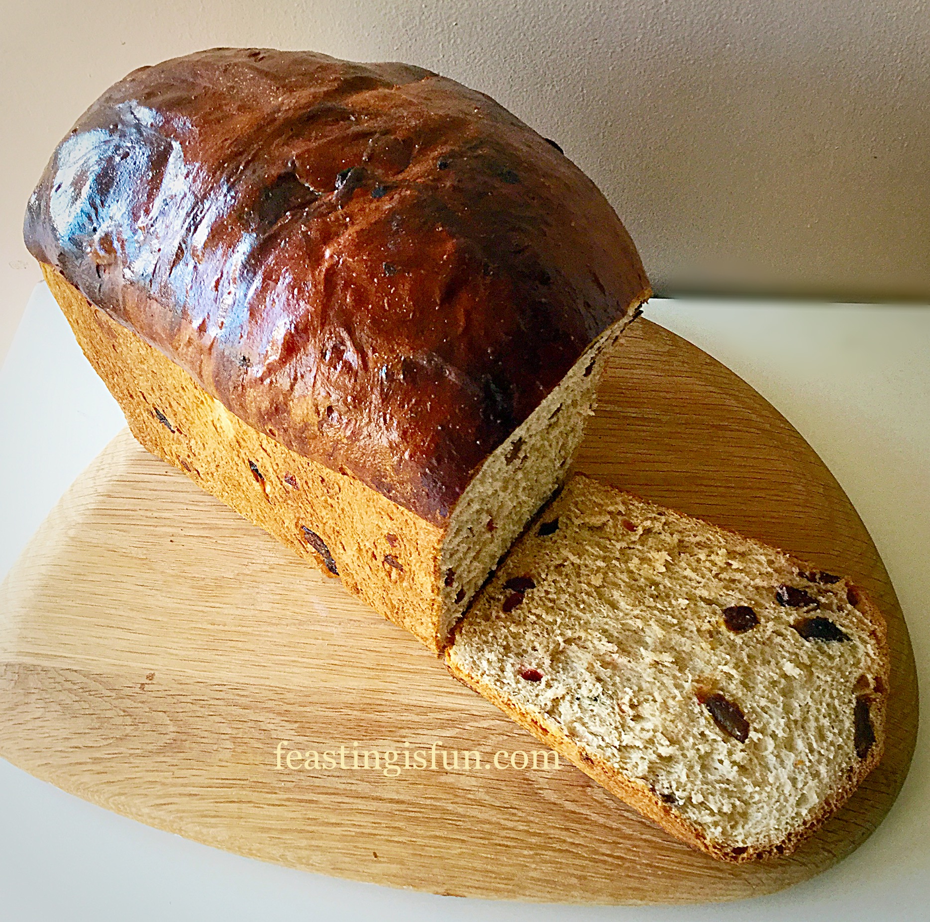 Christmas Spiced Fruit Loaf - Feasting Is Fun