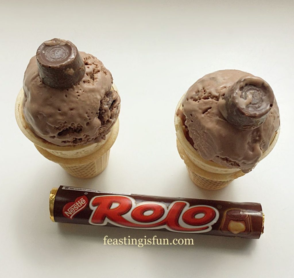 Smarties Chocolate Mini Egg Ice Cream - Feasting Is Fun