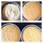 Apricot White Chocolate Triple Sponge Cake - Feasting Is Fun